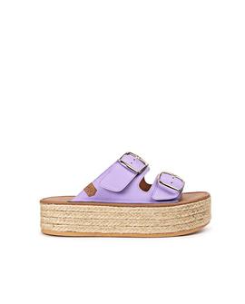 Sandalias Plataforma Morell Lila POPA para Mujer