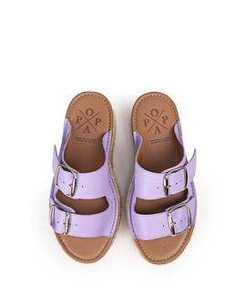 Sandalias Plataforma Morell Lila POPA para Mujer