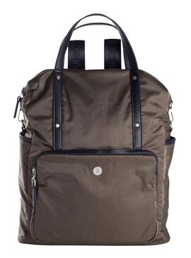 Mochila Munich Clever Backpack Square Verde Mujer