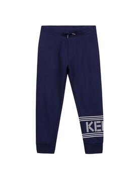 Pantalon kenzo Logo JG Marino Niño