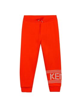 Pantalon Kenzo Logo JG Rojo Niño